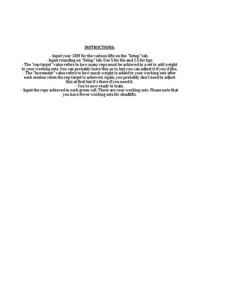 Greyskull Linear Progression Program - 6 Week (2020 v2.1) | Download ...