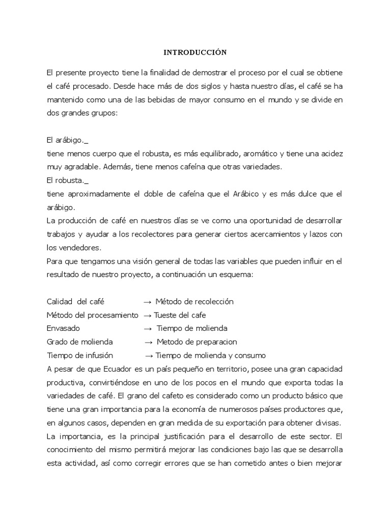 Proyecto de P.P.E | PDF