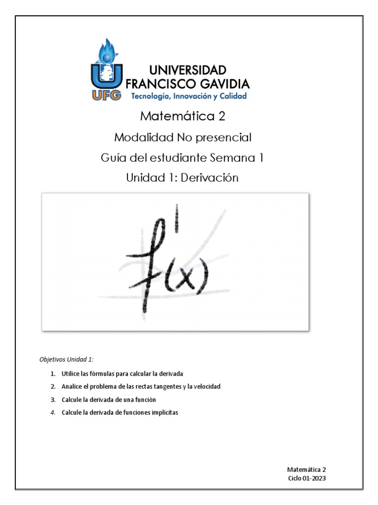 Guia Del Estudiante Unidad 1 Semana 1 | PDF | Derivado | Análisis ... Guia Del Estudiante Unidad 1 Semana 1 | PDF | Derivado | Análisis ...