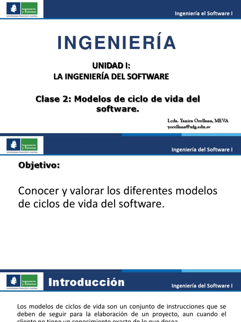 Clase 2 - Modelos de Ciclo de Vida Del Software | Descargar gratis PDF ...