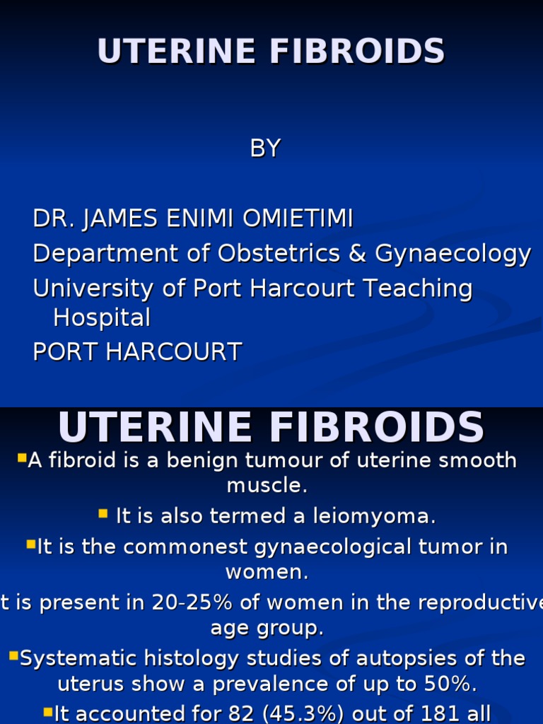Uterine Fibroids | PDF | Ovarian Cancer | Sexual Anatomy