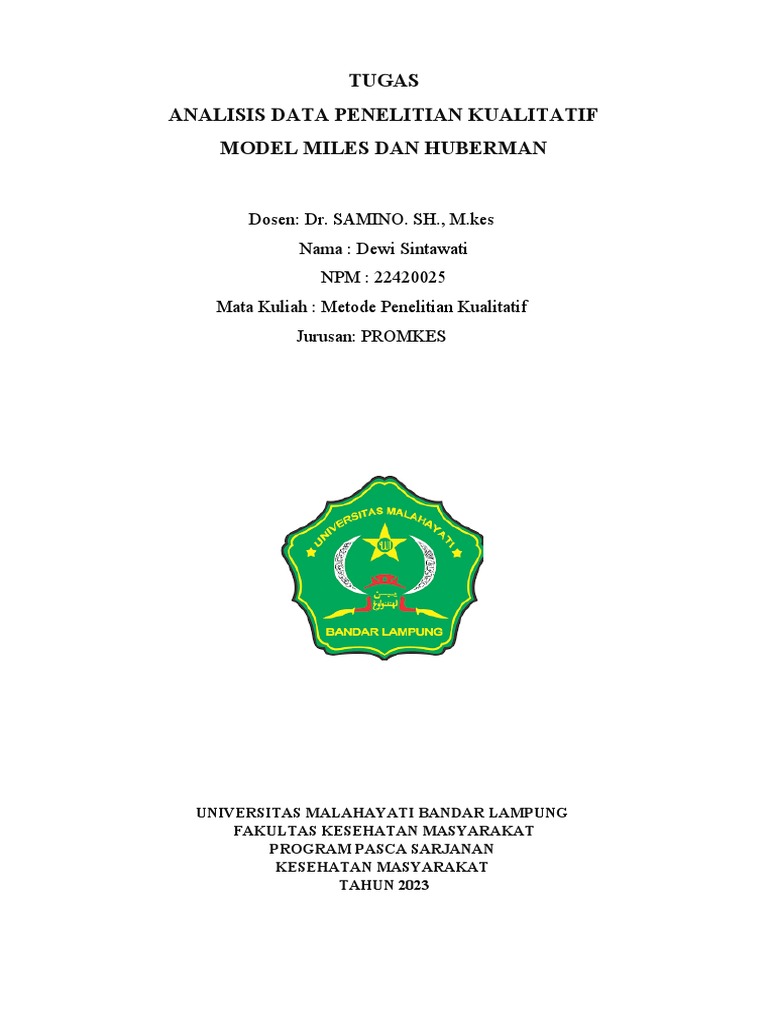 Tugas Model Miles Dan Huberman | PDF