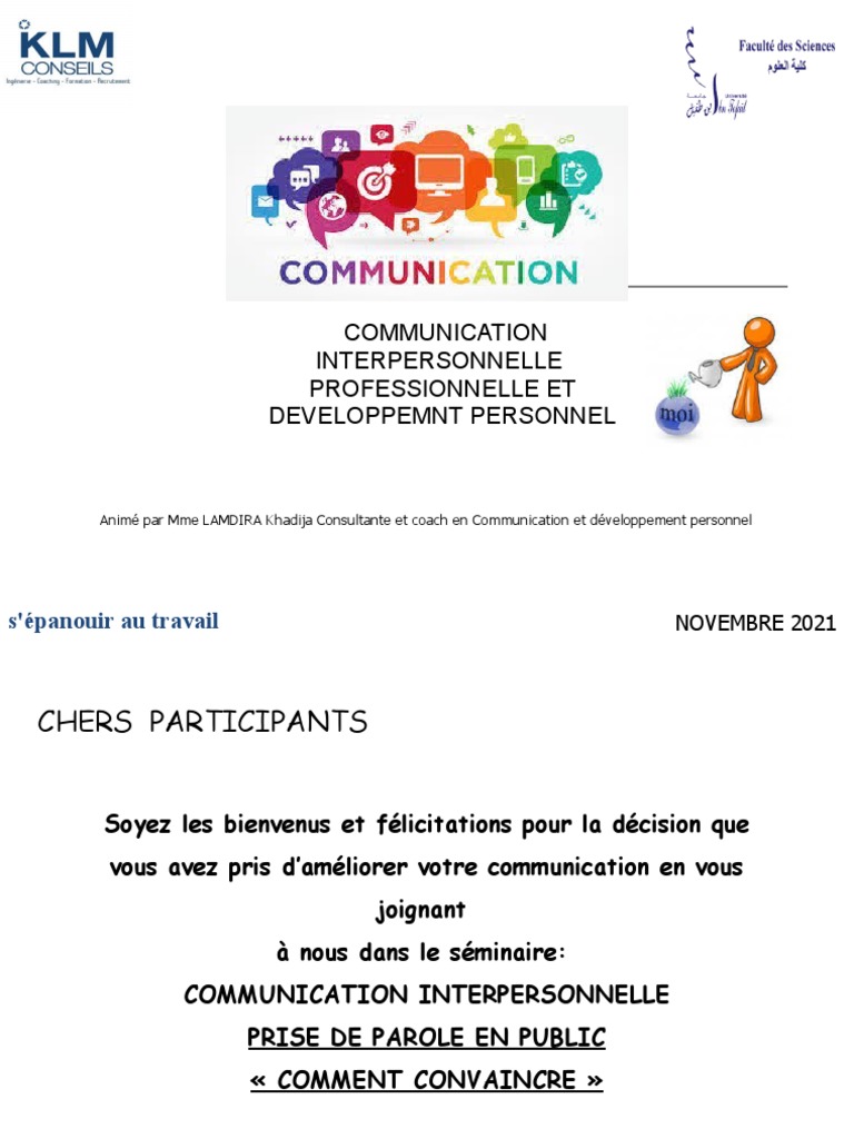 Techniques Com Master | PDF | la communication | Communication non verbale