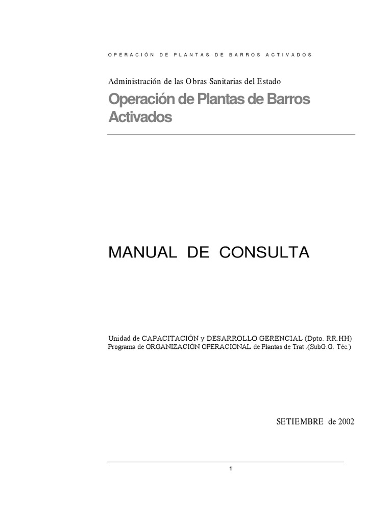 Manual Lodos Activados Pdf Proteínas Adn