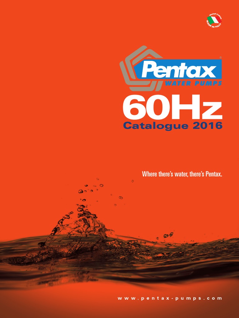 CATALOGO ULTRA3-5-7SL-SLX-Ficha-tecnica-Pentax | PDF | Pump | Gas Technologies
