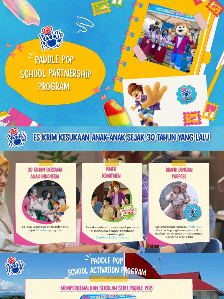 Program Kemitraan Sekolah Paddle Pop | PDF | Memasak, Makanan, & Anggur ...