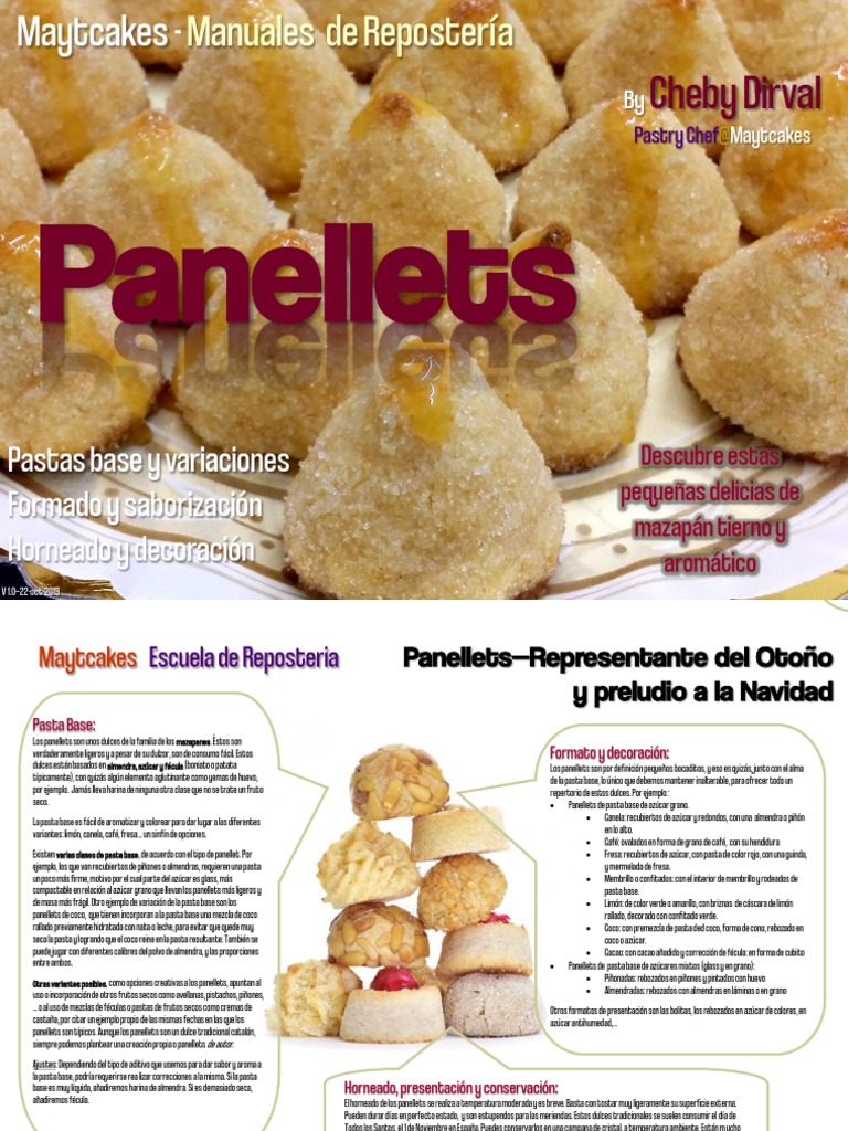 Panellets y Piñonadas - Dulces y Tiernos Mazapanes Tradicionales (Maytcakes - Manuales de ...