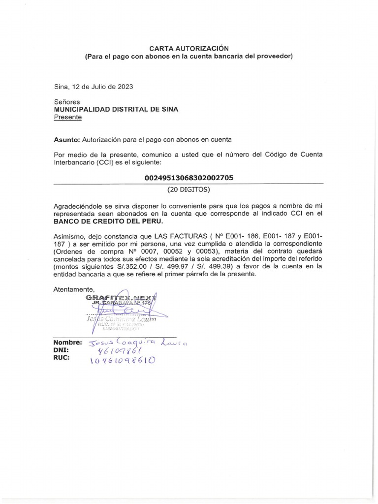 Carta Cci 2023 | PDF