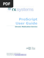 Quick Guide To Proscript | PDF | Dose (Biochemistry) | Chemistry