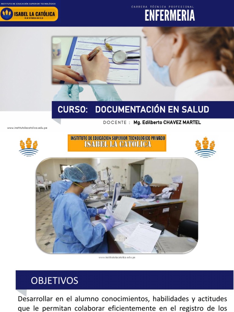Clases Documentación en Salud | PDF | Historial médico | Administración de Salud