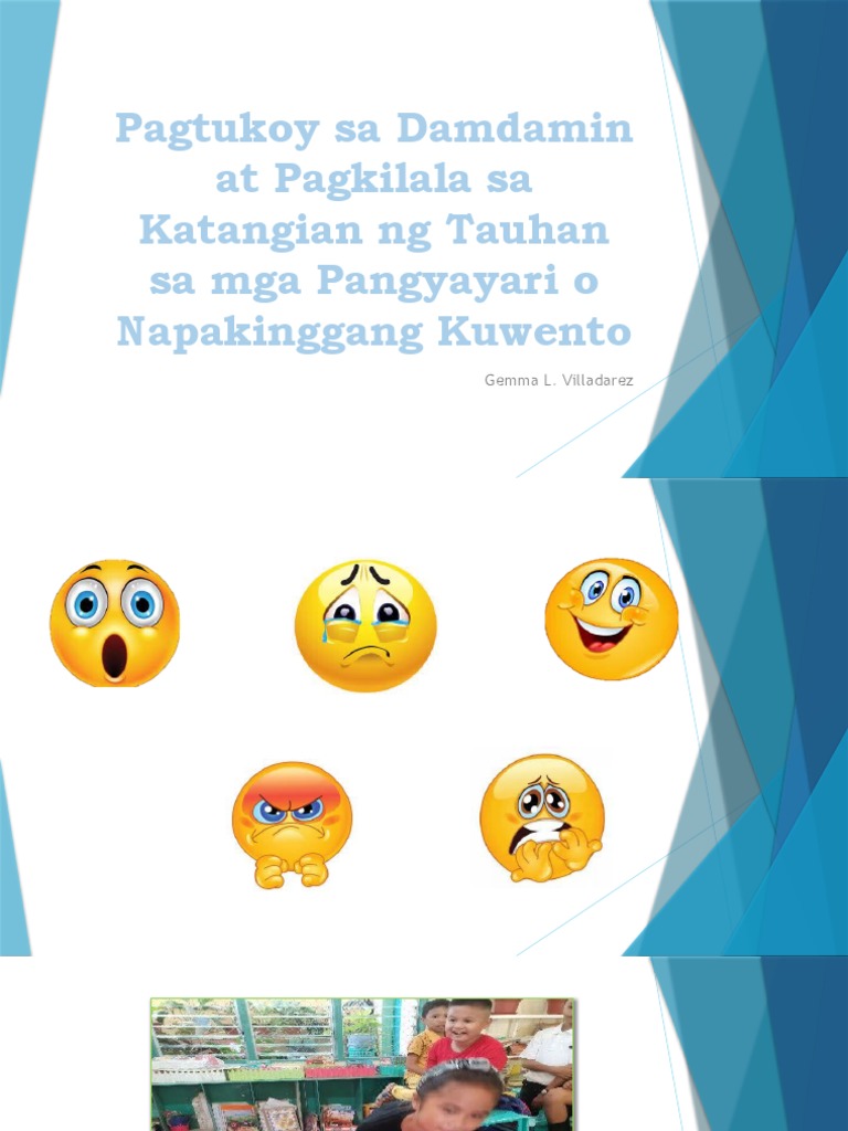 Pagtukoy Sa Damdamin at Pagkilala Sa Katangian NG - 032730 | PDF