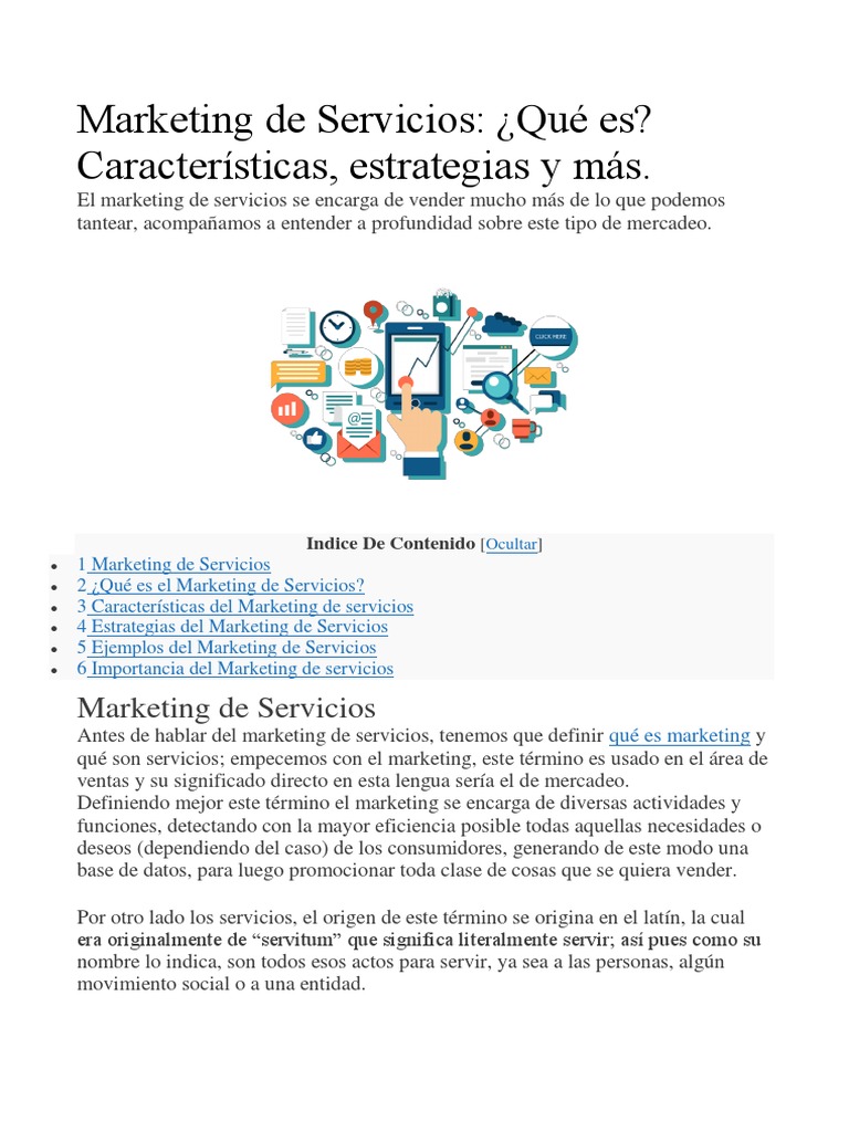 Marketing de Servicios | PDF | Marketing | Calidad (comercial)