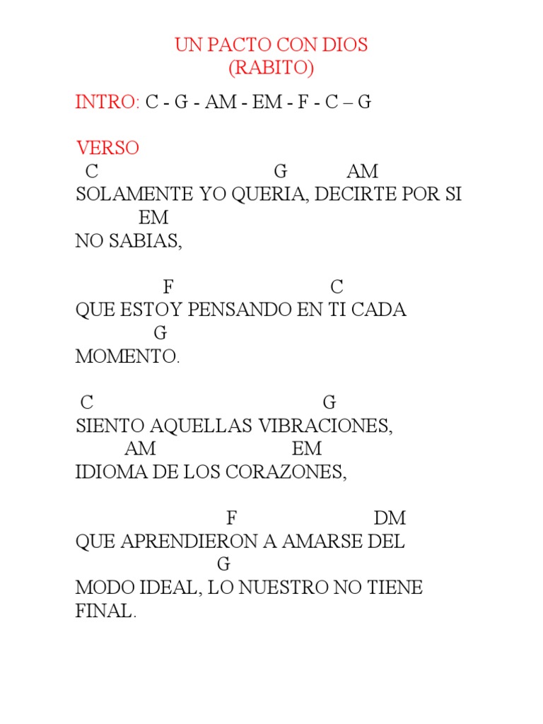 Un Pacto Con Dios | PDF | Artes del Lenguaje y Comunicación