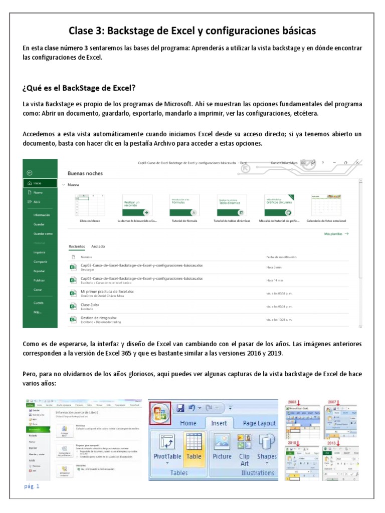 Clase 3 - Curso de Excel Nivel Basico | PDF | Microsoft Excel ...