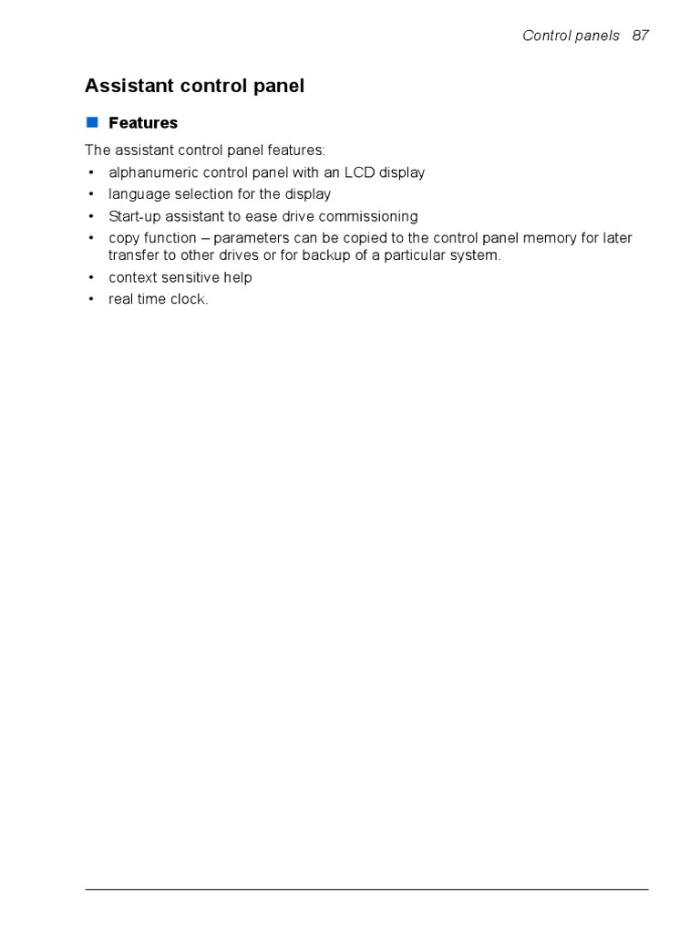 ACS Control Panel User Guide | PDF | Parameter (Computer Programming ...