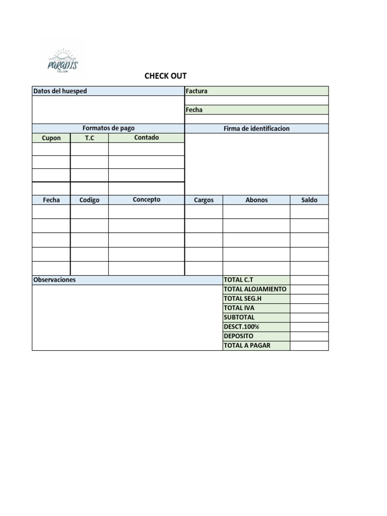 Check Out | PDF