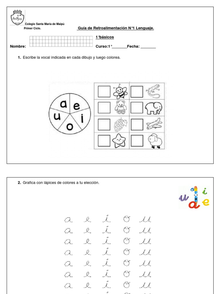 GUIA-1-RETRO_LENG-1° | PDF