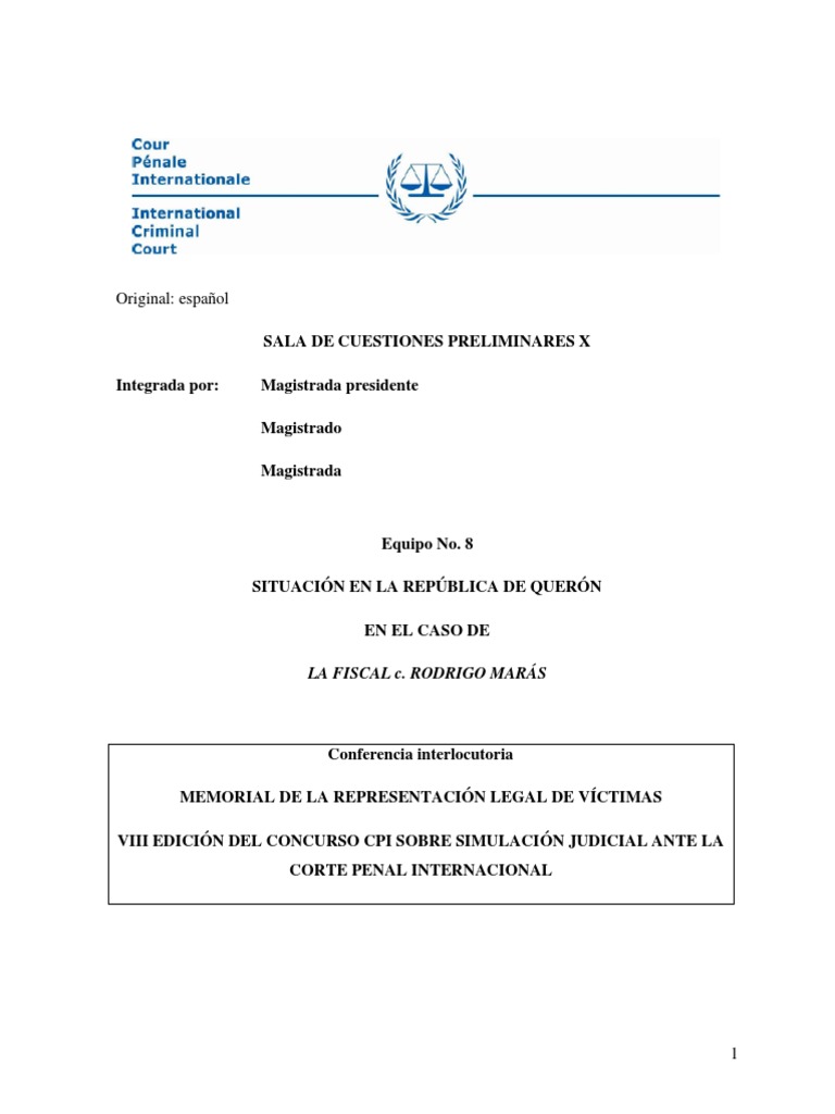 Caso Rodrigo Marás: Genocidio en Querón | PDF | Intención (Derecho ...