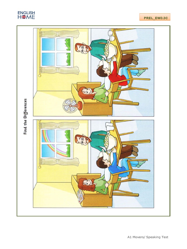 Ew3-P3c - Prel - Picture - Speaking Test - Updated | PDF