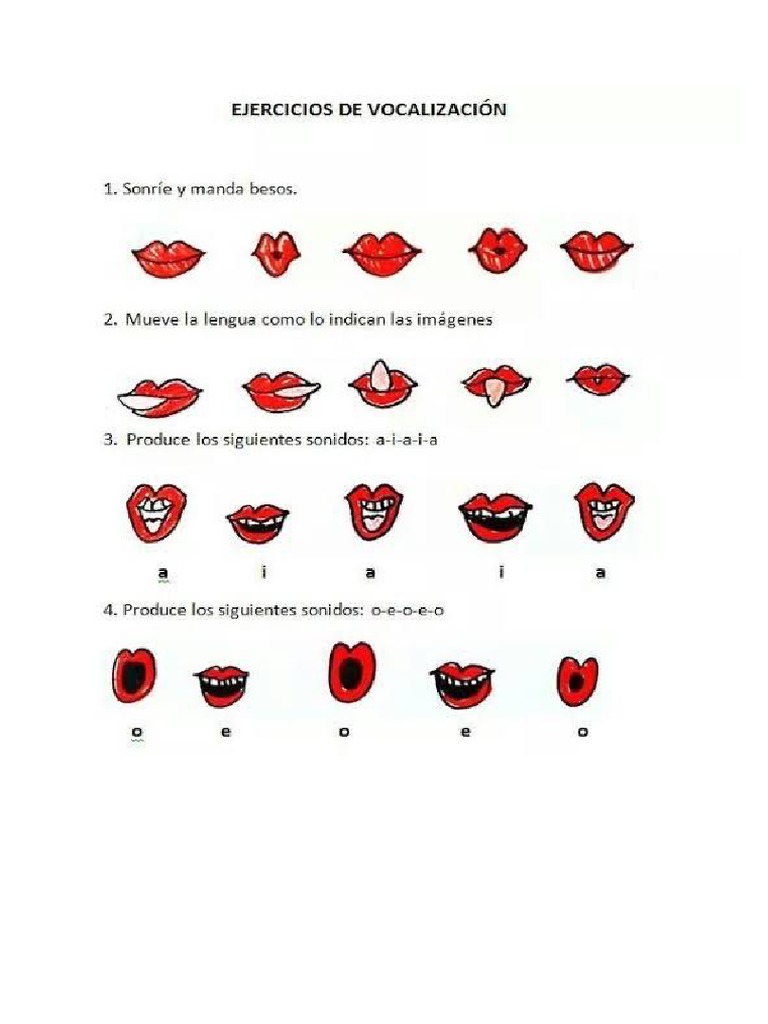 Ejercicios para pronunciación | PDF