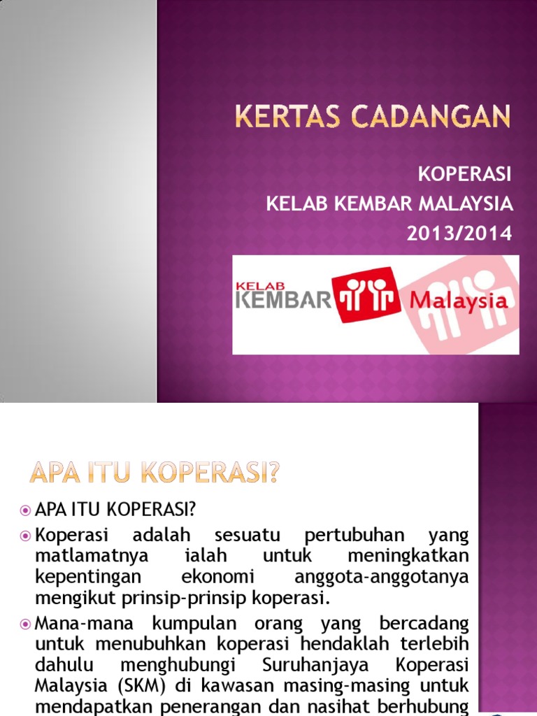 Kertas Cadangan KKM 1.0 - PDF | PDF