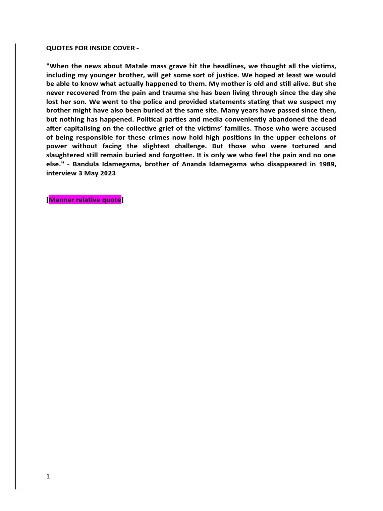 Draft Report 24 5 23 Bash Pdf Burial Human Rights