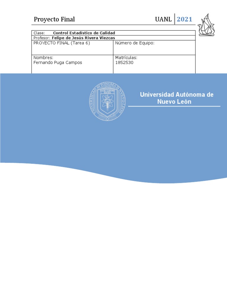Tarea 7c. en Equipo. Caso Real PARA RESOLVER. (Proyecto Final) 1S23 | PDF