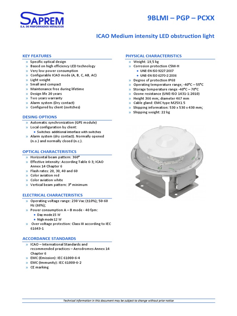 Ted 9blmipgppcxx Rev5 Blmi en | PDF | Switch | Light Emitting Diode