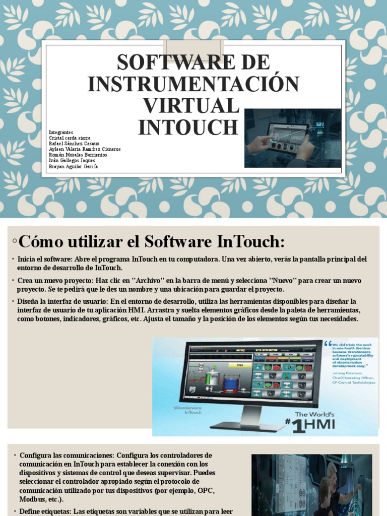 Presentacion Intouch | PDF | Uso eficiente de energía | Software