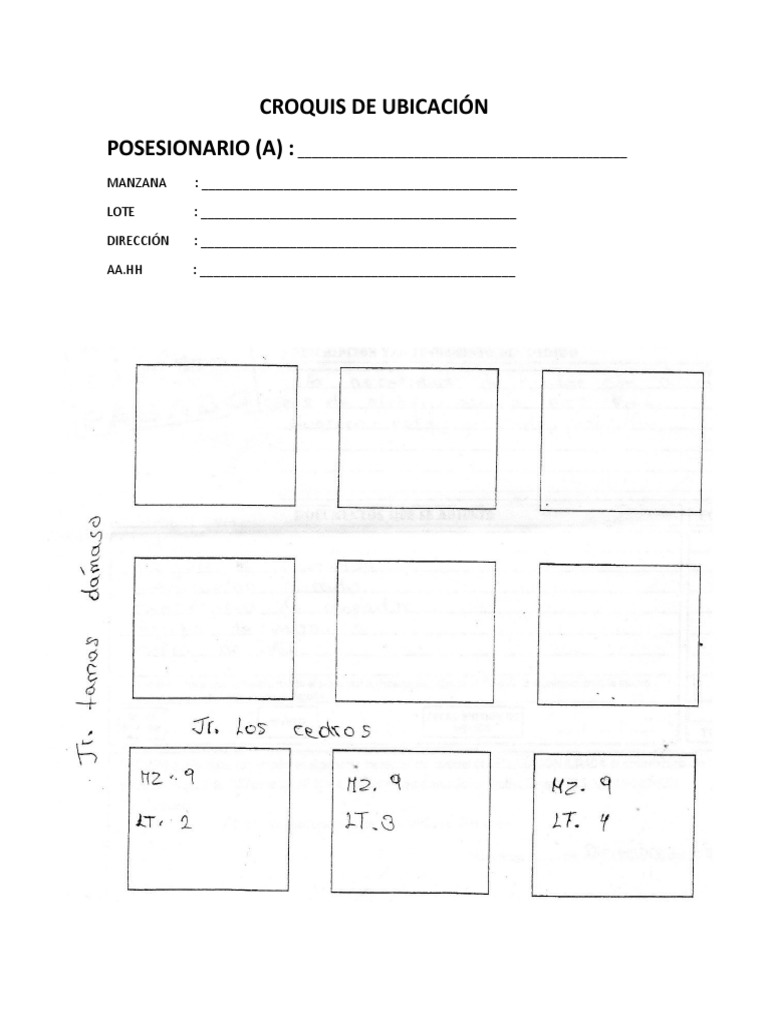 Croquis de Ubicación | PDF