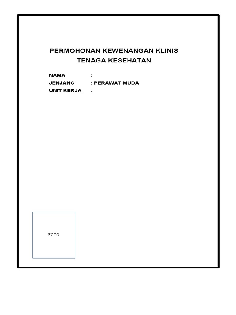 Kredensial - Perawat Muda | PDF