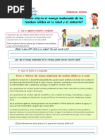 FICHA DE LECTURA MEDIO AMBIENTE-Copiar | PDF