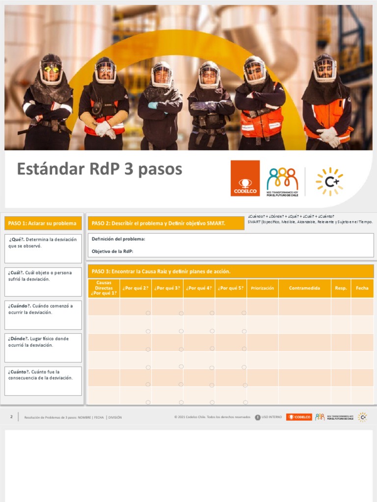 RDP 3 Pasos - Plantilla | PDF | Negocios | Informática