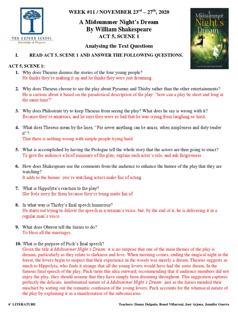 WEEK #11 - NOVEMBER 23rd - 27th (Learning Resources) ANSWERS | PDF | A ...