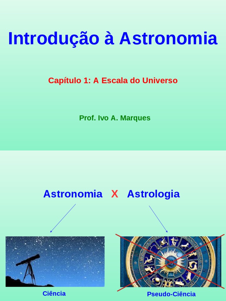 1 A Escala Do Universo Pdf Sistema Solar Planetas