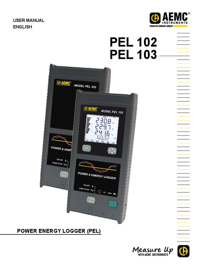 Pel102-103 en | PDF | Calibration | Power Supply