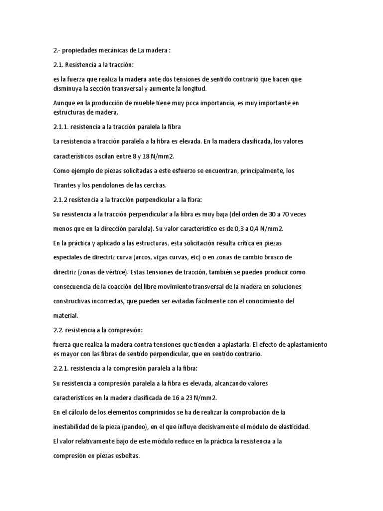 E1 Madera of | PDF | Viga (Estructura) | Ciencia de los Materiales