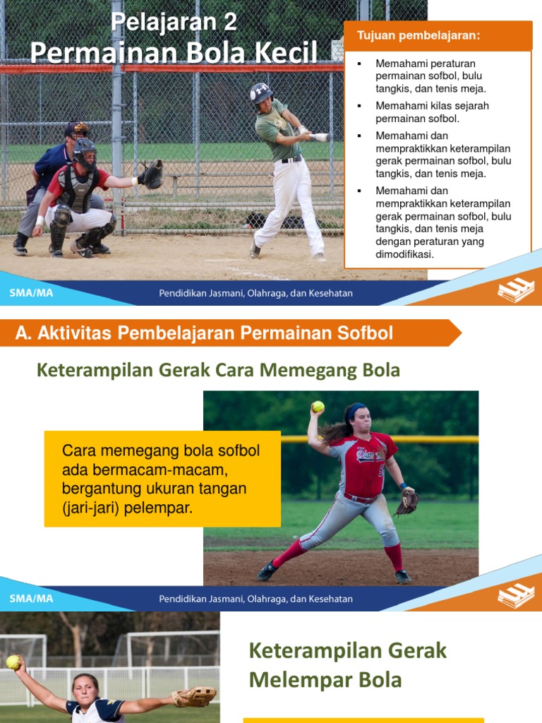 Pelajaran 2 Permainan Bola Kecil - Softball | PDF