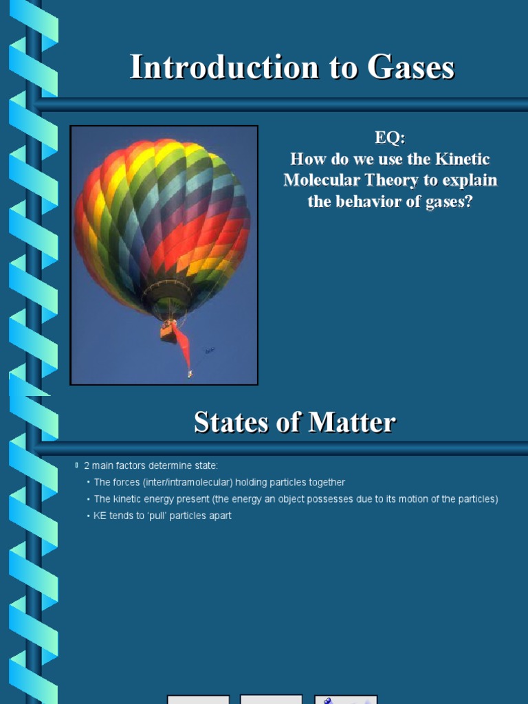Intro To Gases and Gas Laws | PDF | Gases | Pressure