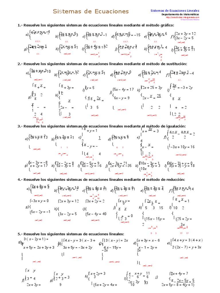 Sistemas Lineales | PDF | Matemáticas Aplicadas | Matemáticas