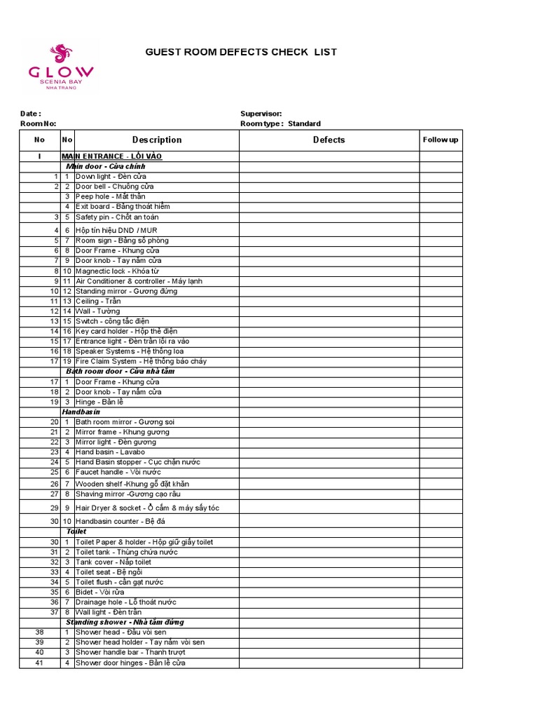 Hk 88 Defect List Form Pdf