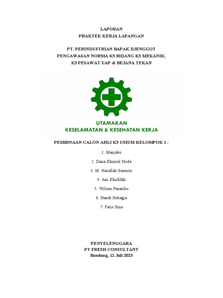 Laporan Kelompok 1 Ak3u | PDF