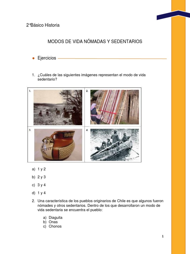 Modos de Vida Nómadas y Sedentarios | PDF | Nómada