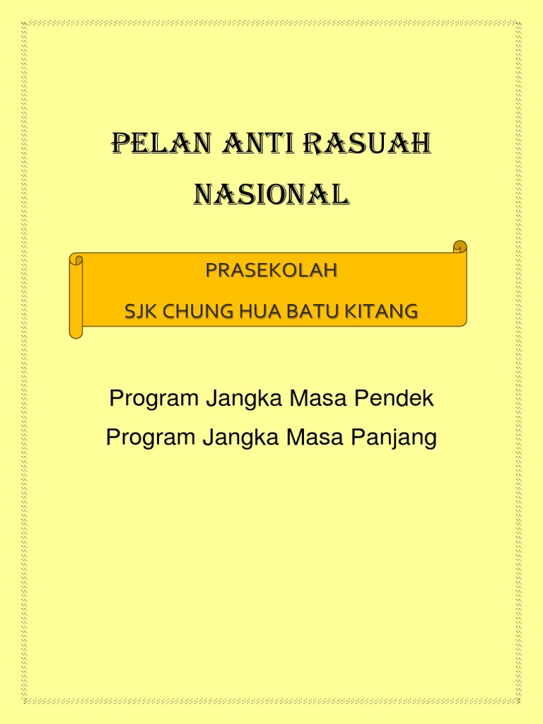 Pelan Anti Rasuah | PDF