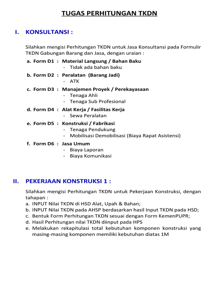 TUGAS 2 Perhitungan TKDN Jakon - Cak Mustofa | PDF
