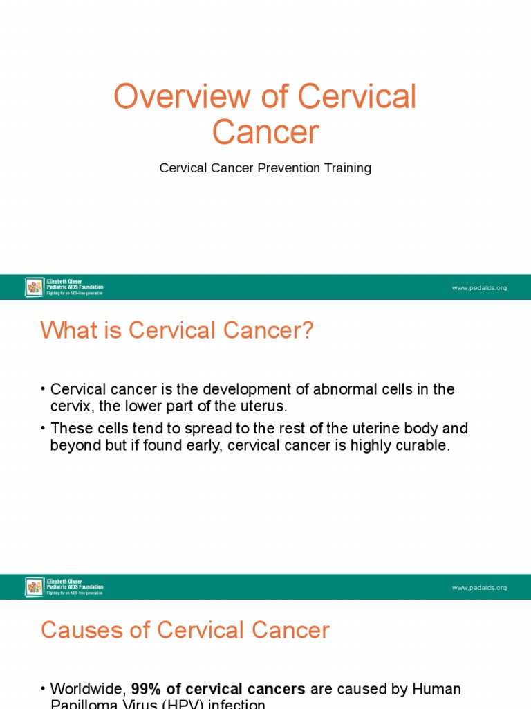 000 Overview of Cervical Cancer | PDF | Cervical Cancer | Cancer