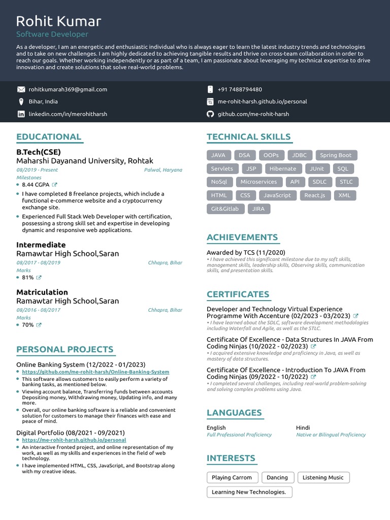 Rohit Kumar Pdf Java Programming Language Java Script 