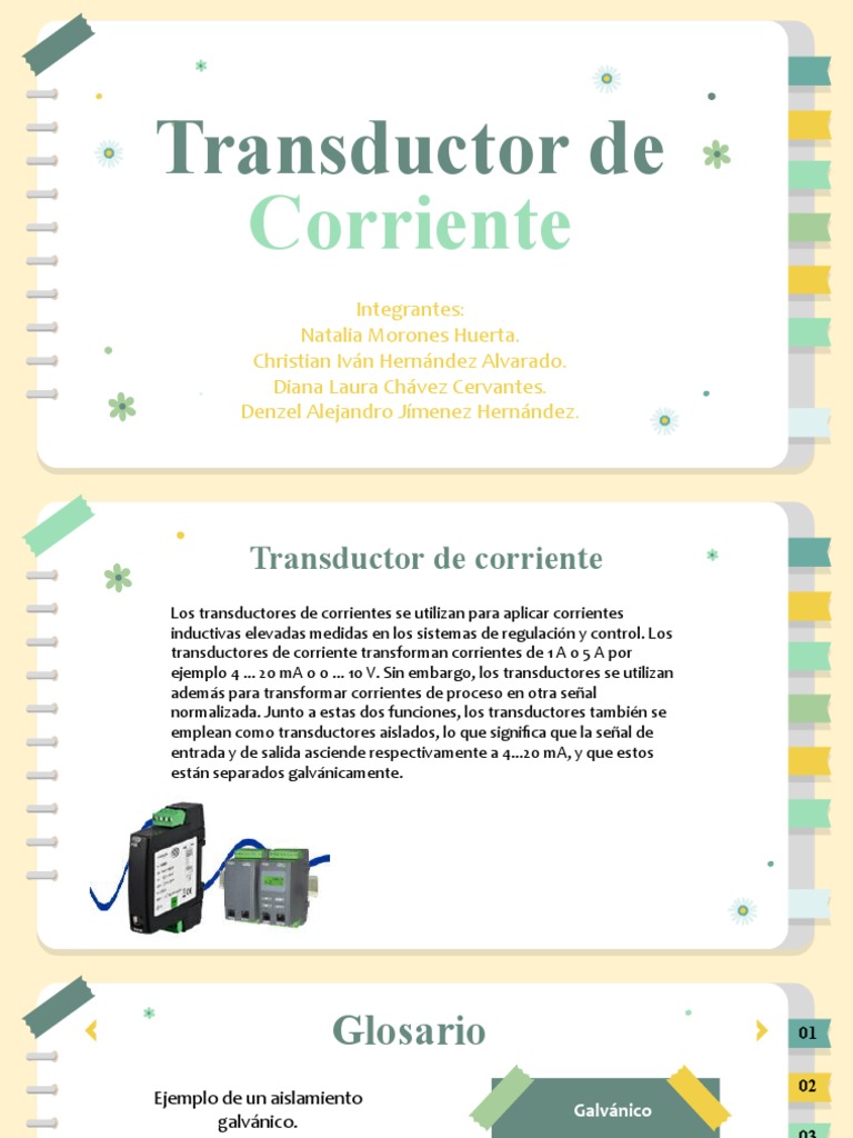 Transductor de Corriente | PDF | Corriente eléctrica | voltaje
