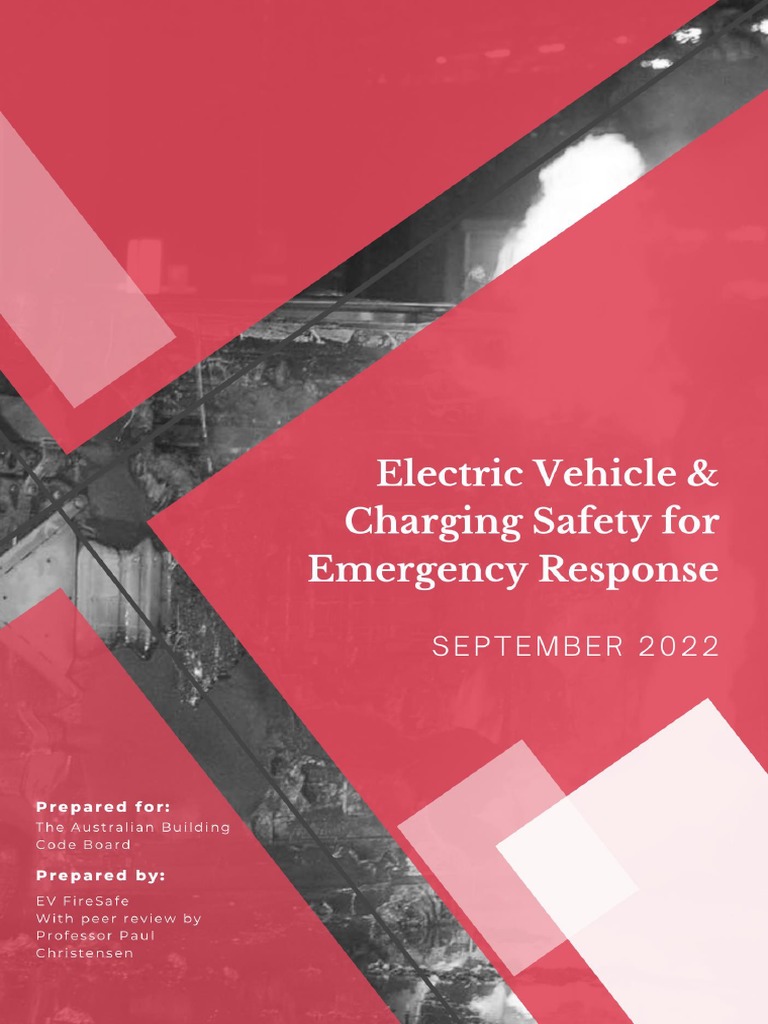 ABCB EVFS EV & Charging Safety For Emergency Response | PDF | Electric ...
