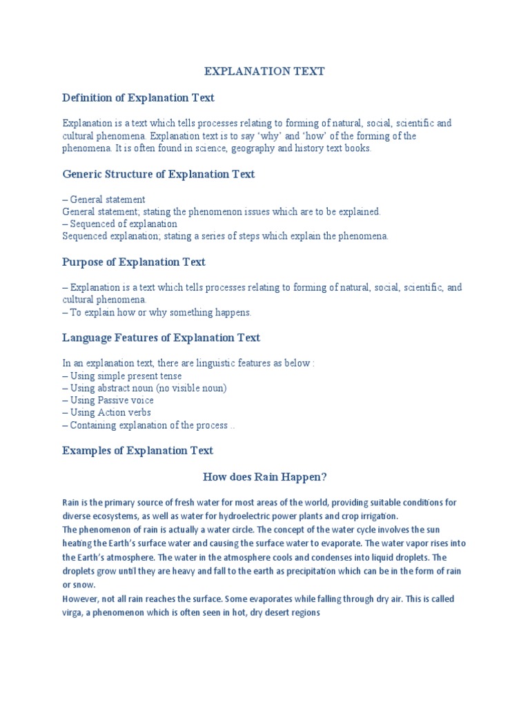 Explanation Text | PDF | Rainbow | Tsunami